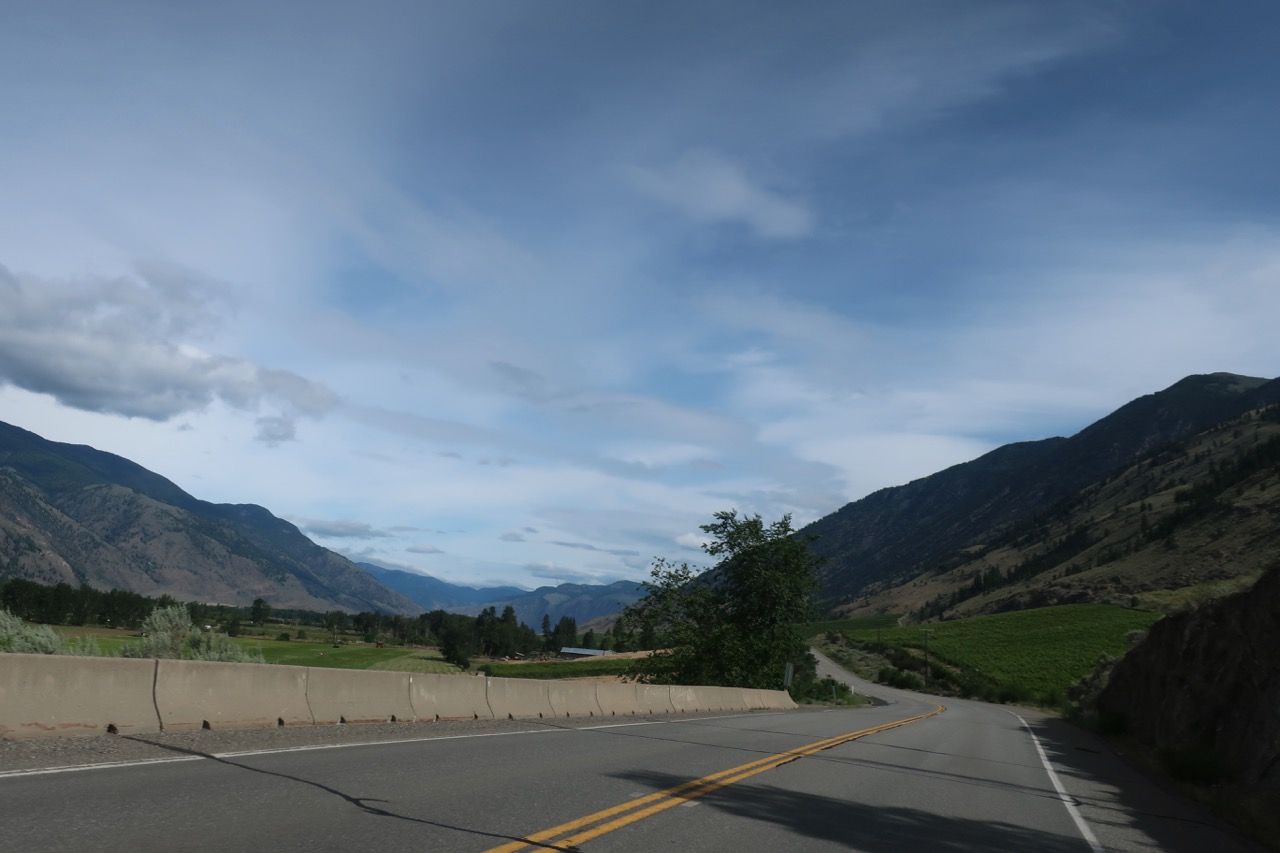 No way to get around the rain, Clinton BC – Twoems