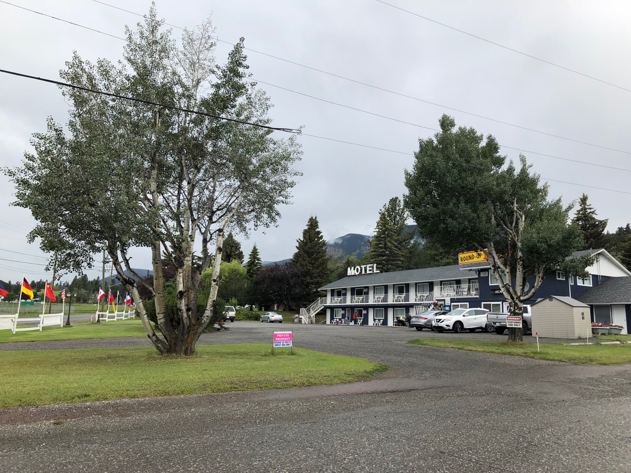 No way to get around the rain, Clinton BC – Twoems